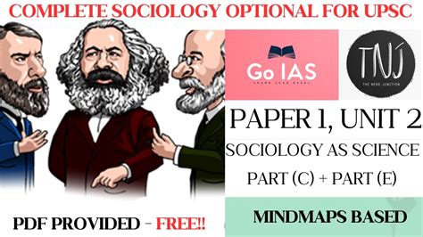 Sociology Optional For Upsc Cse P1 U2 C E Youtube
