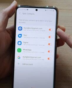 How To Enable Or Disable Sync Contacts Samsung Galaxy S21 Androidyii Guides Tutorials And More
