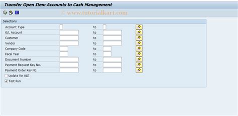 OT30 SAP Tcode Current Account