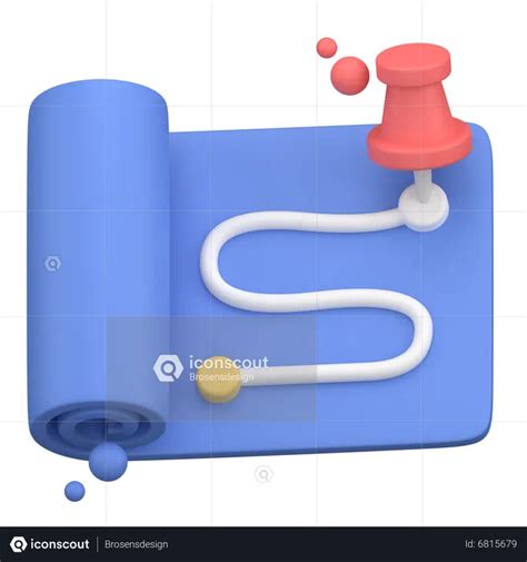 Scroll Map 3d Icon Download In Png Obj Or Blend Format