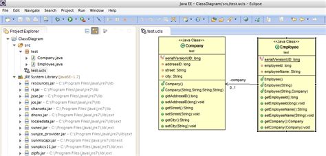 generate class diagram using eclipse