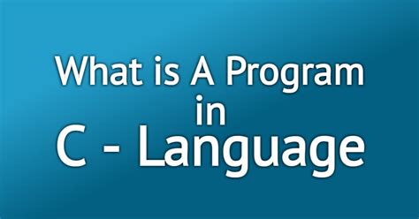 What Is A Program In C Language Hindi Me By Pcgyan1 Pcgyan1blogspotcom