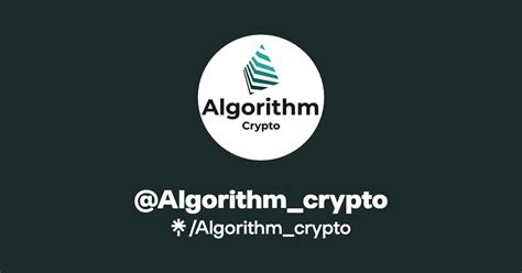 Algorithm Crypto Instagram Linktree