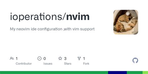 Github Ioperationsnvim My Neovim Ide Configuration With Vim Support