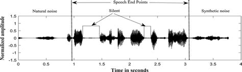 Illustration Of The Different Non Speech Regions Presents In A Speech Download Scientific