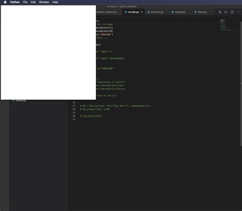 Python How To Disable The Title Bar In Tkinter On A Mac Stack Overflow