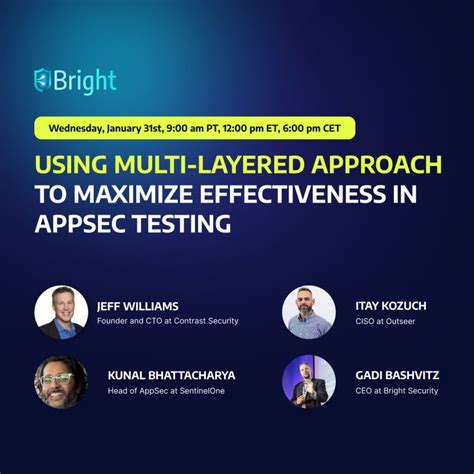 Bright On Linkedin Using Multi Layered Approach To Maximize Effectiveness In Appsec Testing