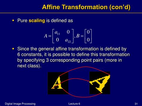 Ppt Digital Image Processing Lecture 6 Image Geometry January 13