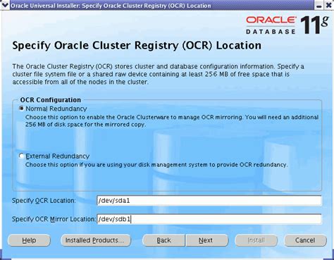 Oracle Clusterwareおよびoracle Racのインストールと構成