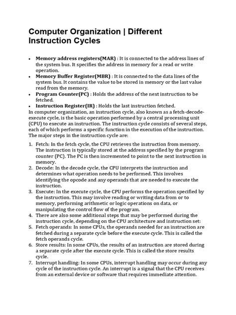 Micro Lecture 12 Pdf Central Processing Unit Integrated Circuit