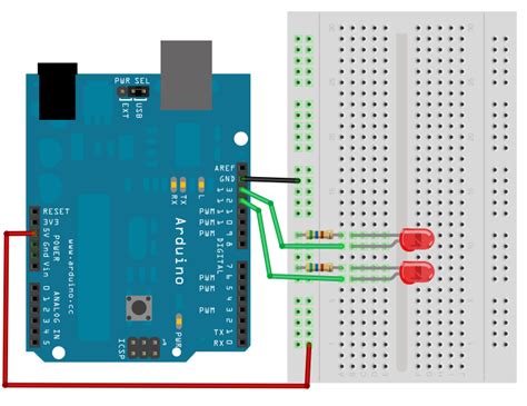 RANGKAIAN FLASHING LED DENGAN ARDUINO Syarif Projects