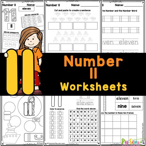 Number 11 Worksheet