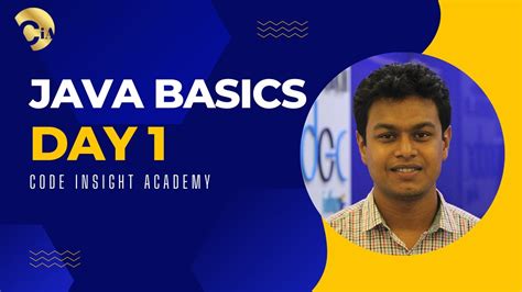 Java Basics Day 1 Youtube