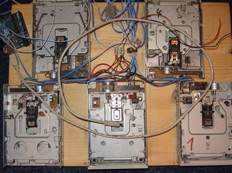 Fritzing Project Floppy Shield For 8 Floppy Drives