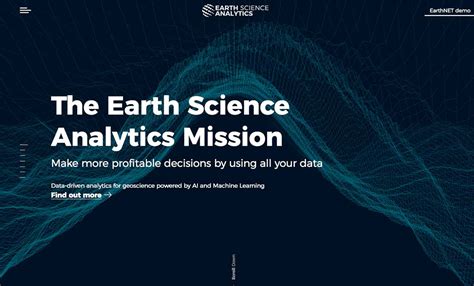 Earth Science Analytics CSS Design Awards