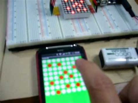 Remote Control LED Matrix Android Arduino Motoduino LED X Bluetooth MAX CNG