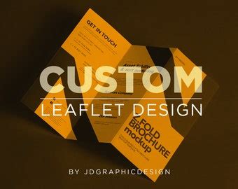 Custom Leaflet Design Etsy