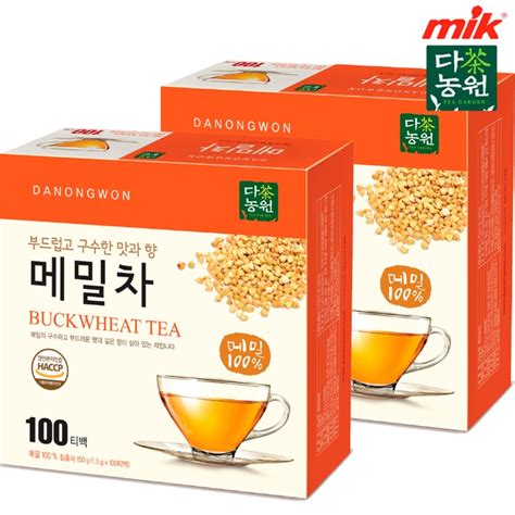 다농원 메밀차100tx2 외 차 티백 모음전 현미녹차보이차메밀차히비스커스보리차둥굴레차 티몬