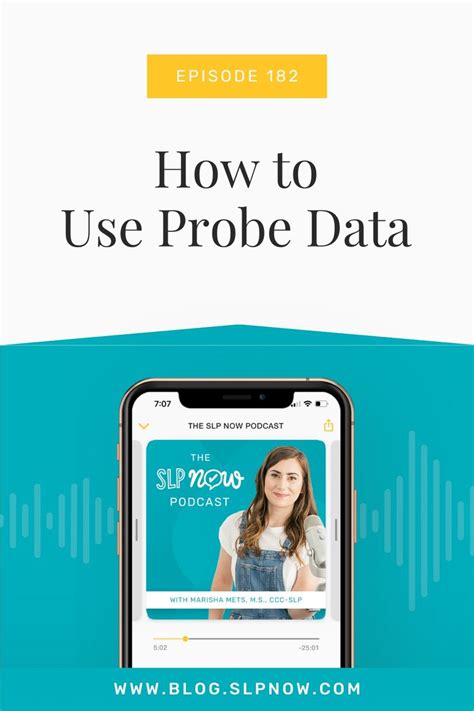 182 How To Use Probe Data Slp Now Speech Therapy Data Collection