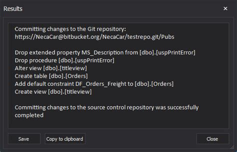 how to keep a source control repository updated with the latest sql