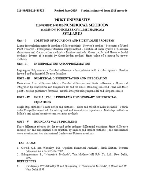 Numerical Methods Qb 11148s51b 12148s51b Download Free Pdf