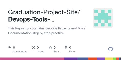 Github Graduation Project Sitedevops Tools Documentations This