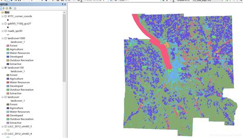 gis lab4 课程笔记 属性表分类，土地类型分类，要素转栅格，dem显示，extract by mask gis怎么通过属性表查看用地类型