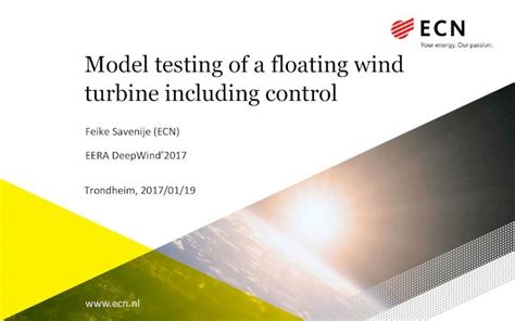 PDF Model Testing Of A Floating Wind Turbine Including Control Introduction Physical