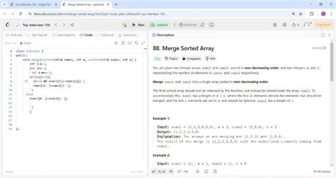 Heres Day 230 Of Solving Leetcode Question 🚀 Mastering Merge Sort In