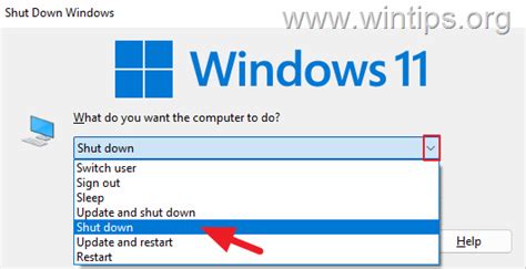 How To Shut Down Windows Without Installing Updates Windows 1110