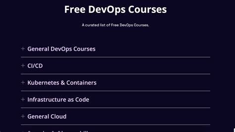 Free DevOps Courses
