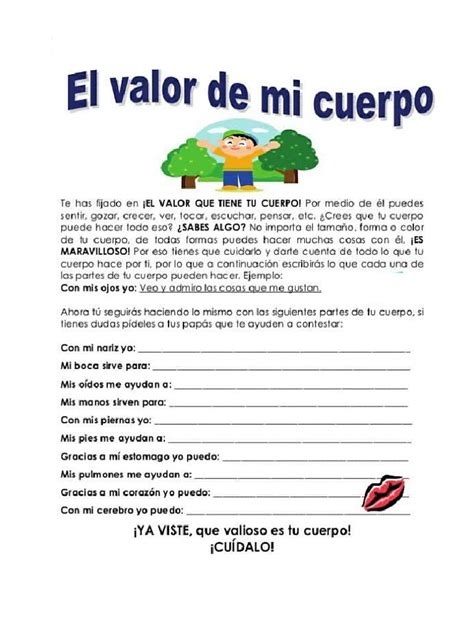 El Valor De Mi Cuerpo Pdf