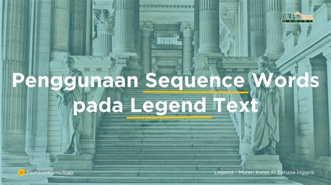 Penggunaan Sequence Words Pada Legend Text Rbdigital