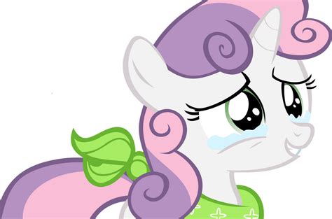 Request Sweetie Belle Crying With Happiness By Pangbot On Deviantart