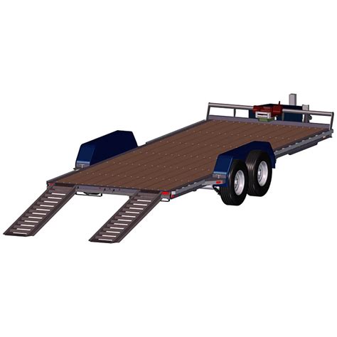 Car Hauler Equipment Carrier Trailers Complete Diy Plans