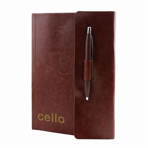 PU Leather Cover Notebook With Pen Holder DM Size A At Rs Piece In New Delhi