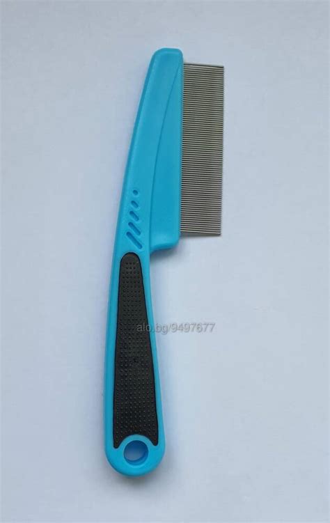 Гребен за премахване на бълхи Аксесоари Ямбол Подходящ за кучета и котки Дължина 18 с