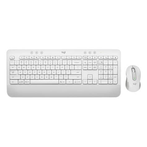 Zylax Computers Logitech Signature MK Wireless Keyboard Mouse Combo For Business White
