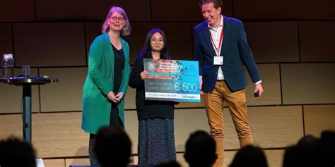 poster prize for zhiyu zhu at the electrochemical conversion national