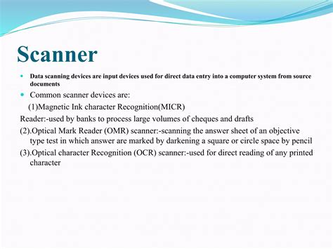 A Presentation On Input And Output Device Pptx Computer Peripherals