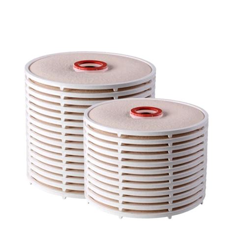 Lenticular Depth Filter Modules With 10 Outer Diameters 16 Cells Analogue Of Supradisc 216