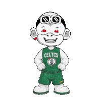 Celtics Smile Happy Fan Boston Sticker Celtics Smile Happy Fan Boston