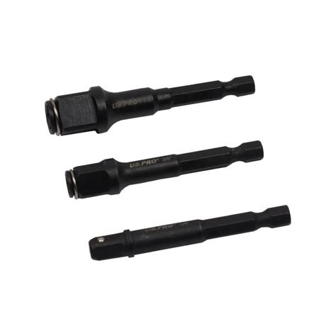 2 IN 1 IMPACT BIT AND SOCKET ADAPTOR 3PC SET All Tools Direct