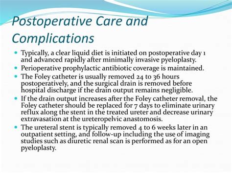 Lap Pyeloplasty Pptx Digestive Disorders Diseases And Conditions