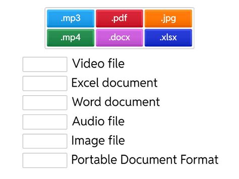 File Suffixes Match Up