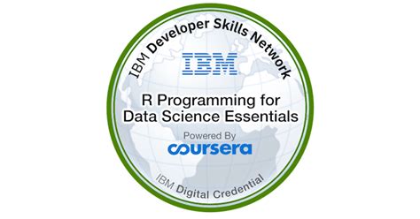 R Programming for Data Science Essentials - Credly