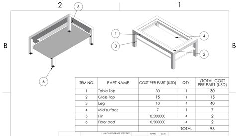Bills Of Materials Learn Solidworks 2020