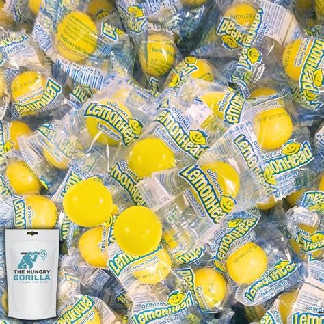 Lemonheads Bulk 3lb Box Of Iconic Sour Lemon Candy 150 Individually Wrapped Lemon