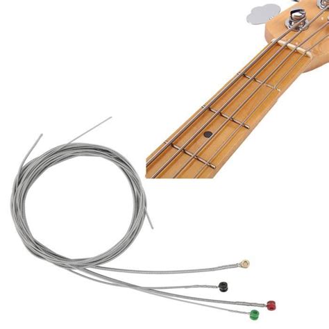 Cordes De Basse électrique Vvikizy Métal Dur 4 Pièces Tête