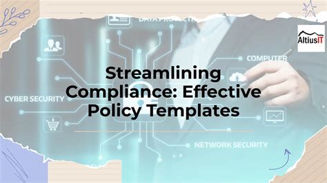 Streamlining Compliance Effective Policy Templates Pdf